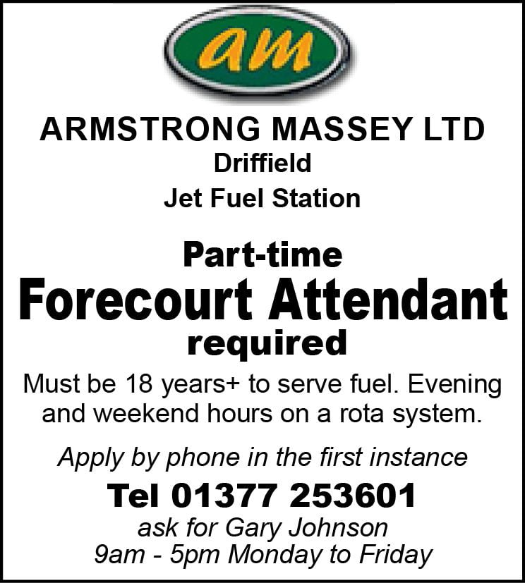 Local job vacancies - The Wolds Weekly Newspaper