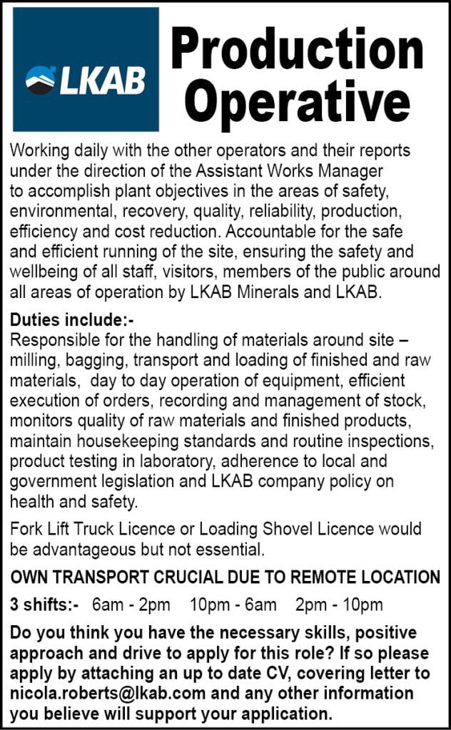 Local job vacancies - The Wolds Weekly Newspaper