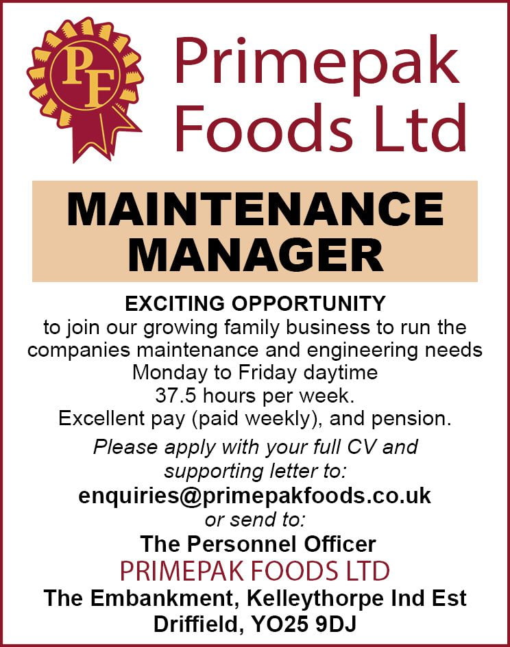 Local job vacancies - The Wolds Weekly Newspaper