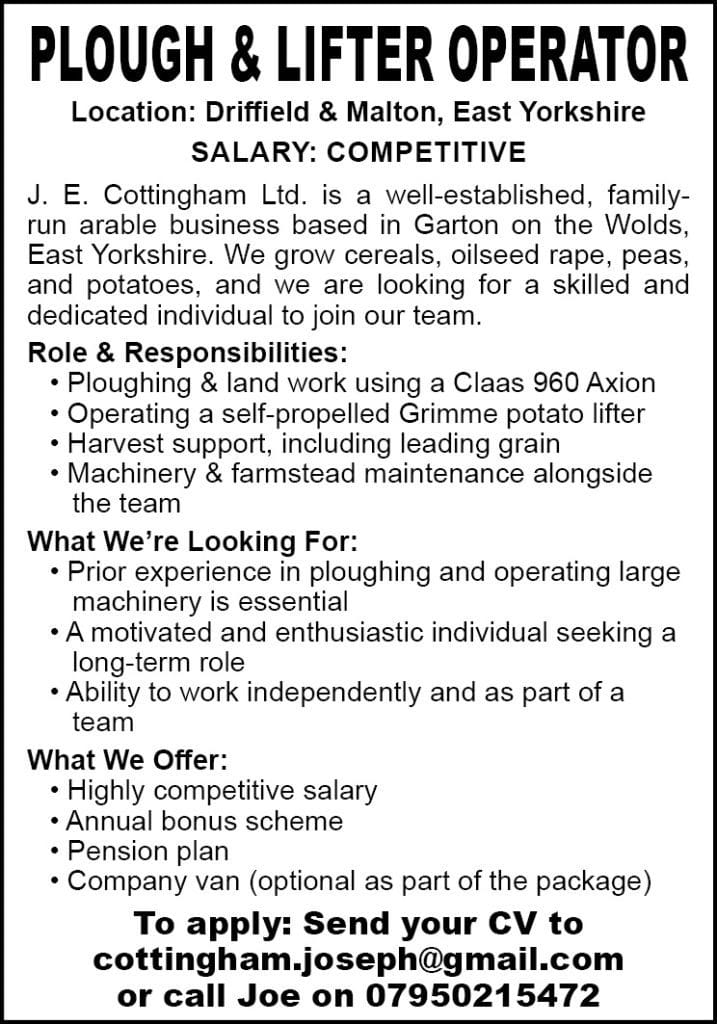 Local job vacancies - The Wolds Weekly Newspaper