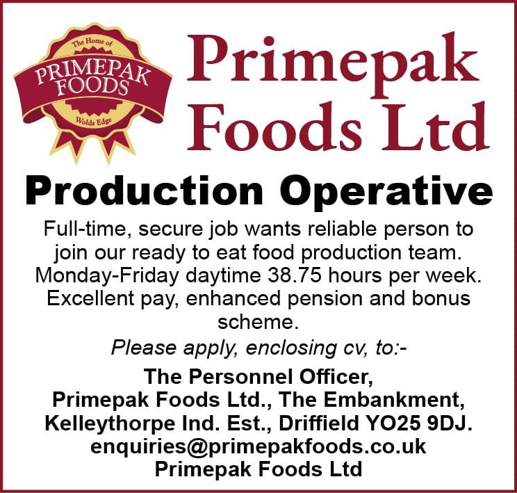 Local job vacancies - The Wolds Weekly Newspaper